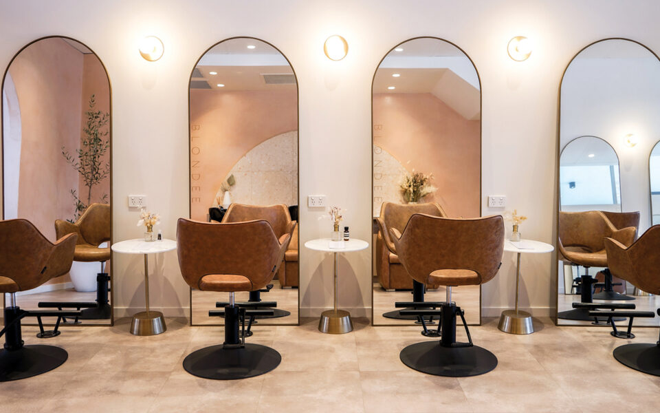 Chloe Tan Styling Chair | Comfortel Salon Furniture USA
