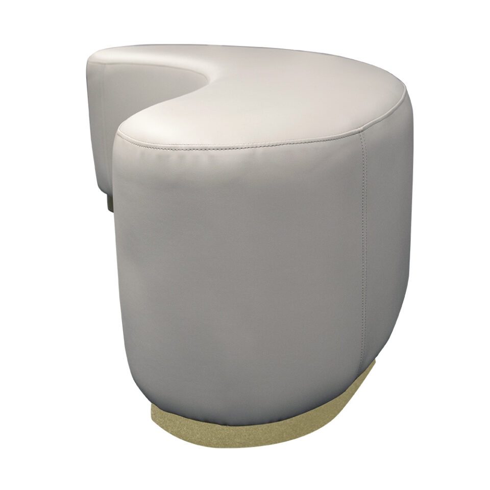 Amara Stone Curve Waiting Sofa | Comfortel Salon Furniture USA