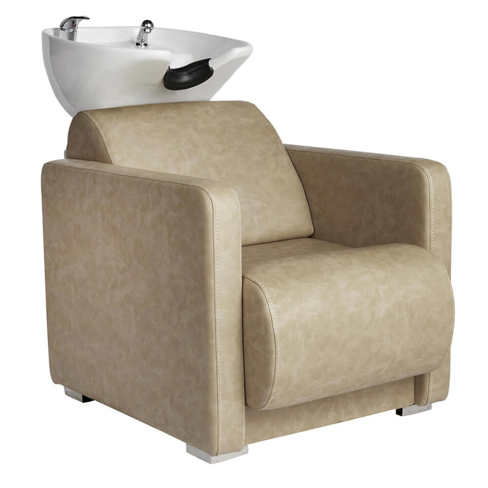 Club Sand Wash Lounge with White Basin | Comfortel Salon Furniture USA
