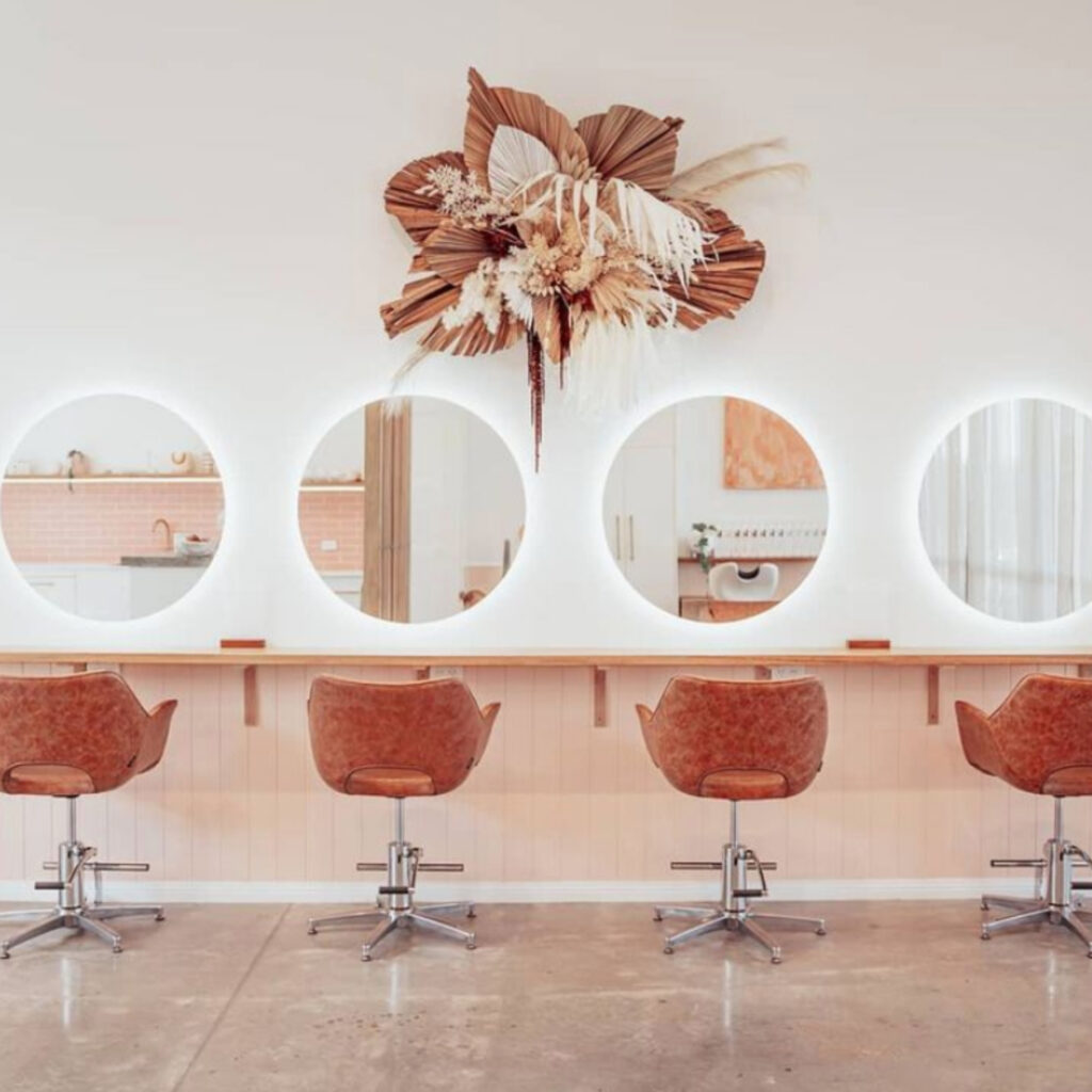 Circa LED Round Salon Mirror | Comfortel Salon Furniture USA