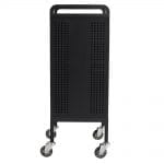 Studio 3 Drawer Steel Salon Trolley Black | Comfortel Salon Furniture USA