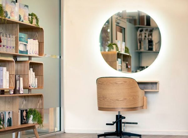 Circa LED Round Salon Mirror | Comfortel Salon Furniture USA + Canada