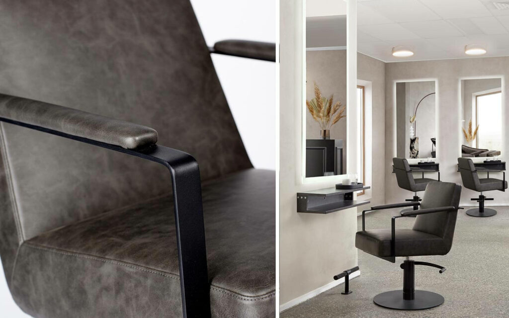 Cool & Grounded | Textures | Salon Interior Design Inspo by Comfortel ...