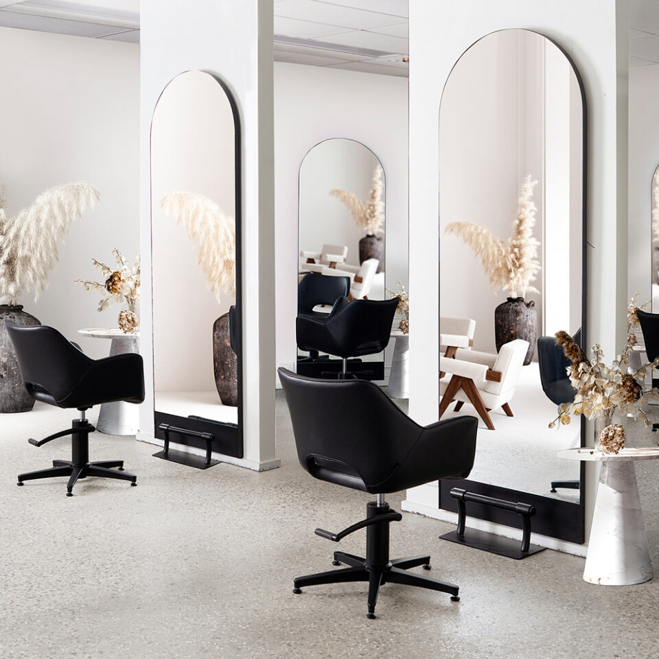 Chloe Black Styling Chair | Comfortel Salon Furniture USA