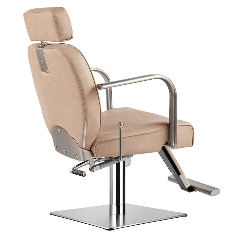 Lara Reclining Salon Chair Blush | Comfortel Salon Furniture USA