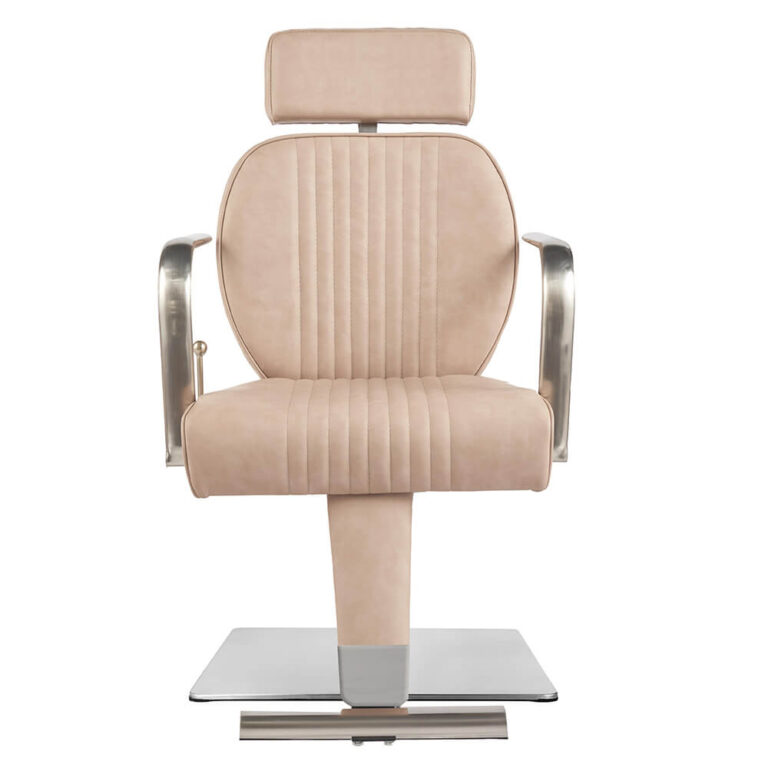 Lara Reclining Salon Chair Blush | Comfortel Salon Furniture USA