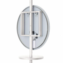 Salon Pole Frame White | Comfortel Salon Furniture USA