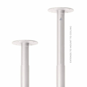 Salon Pole Frame White | Comfortel Salon Furniture USA