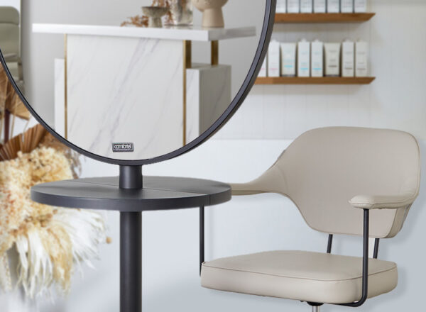 Salon Pole Frame Black | Comfortel Salon Furniture USA