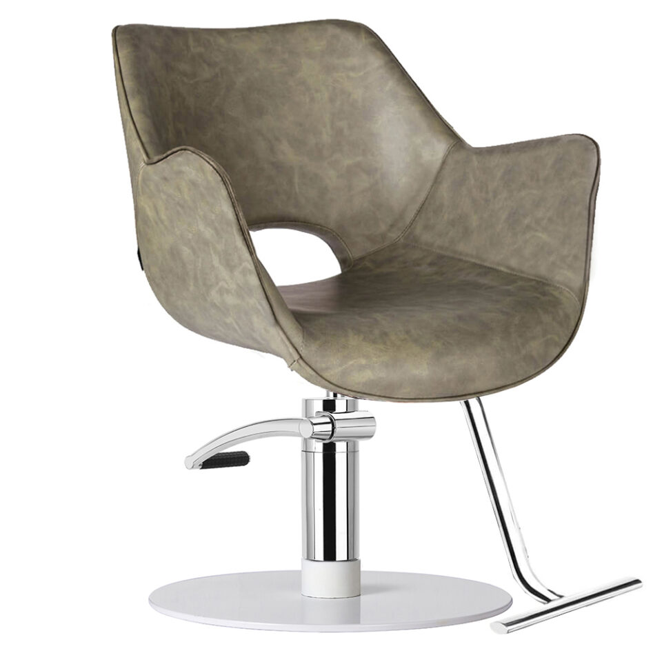 Chloe Sage Green Styling Chair | Comfortel Salon Furniture USA